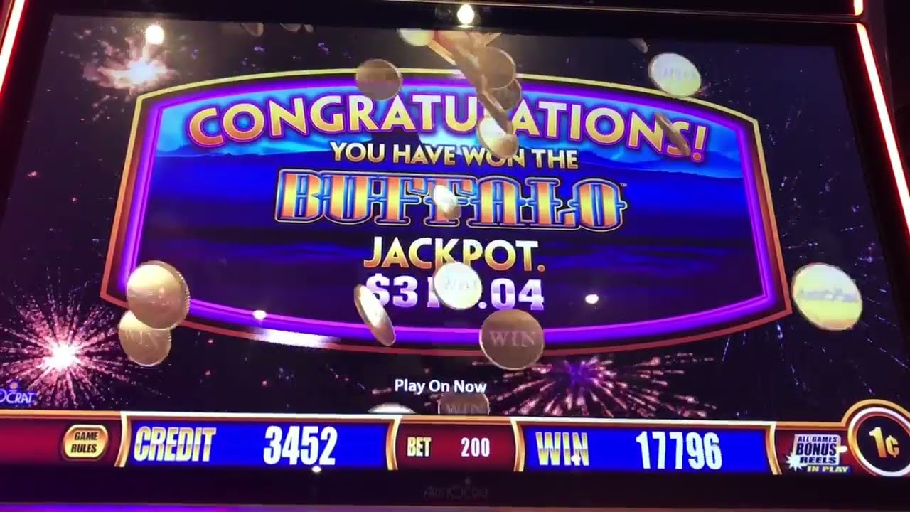 ***BUFFALO JACKPOT!** BIG WIN! SUPER FREE GAMES - YouTube