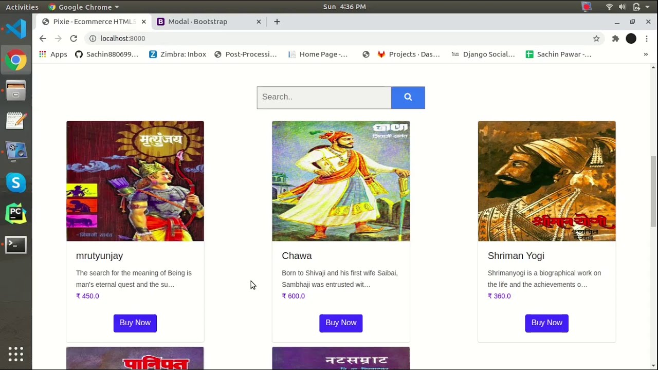 Add Popup Modal In Project ( Book Store Series ) - YouTube