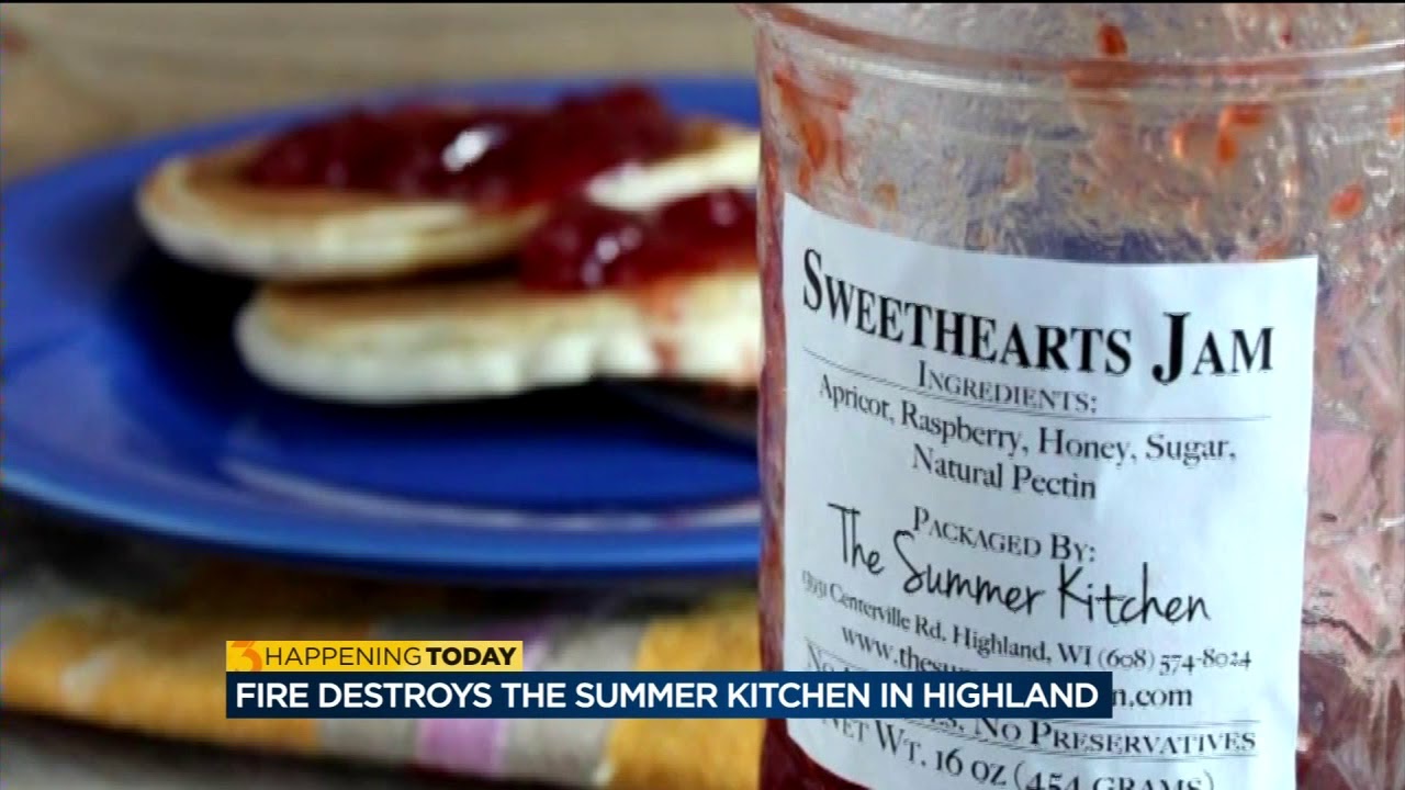 Fire destroys The Summer Kitchen in Highland - YouTube