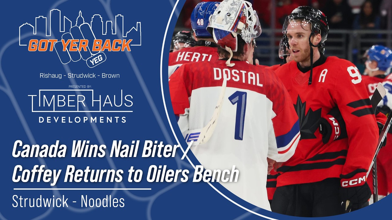 Canada Wins a Nail Biter / Coffey Returns to Oilers Bench - YouTube