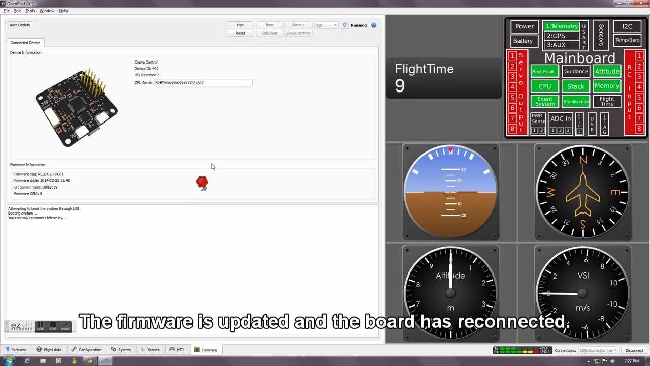 Updating your OpenPilot boards Firmware - YouTube