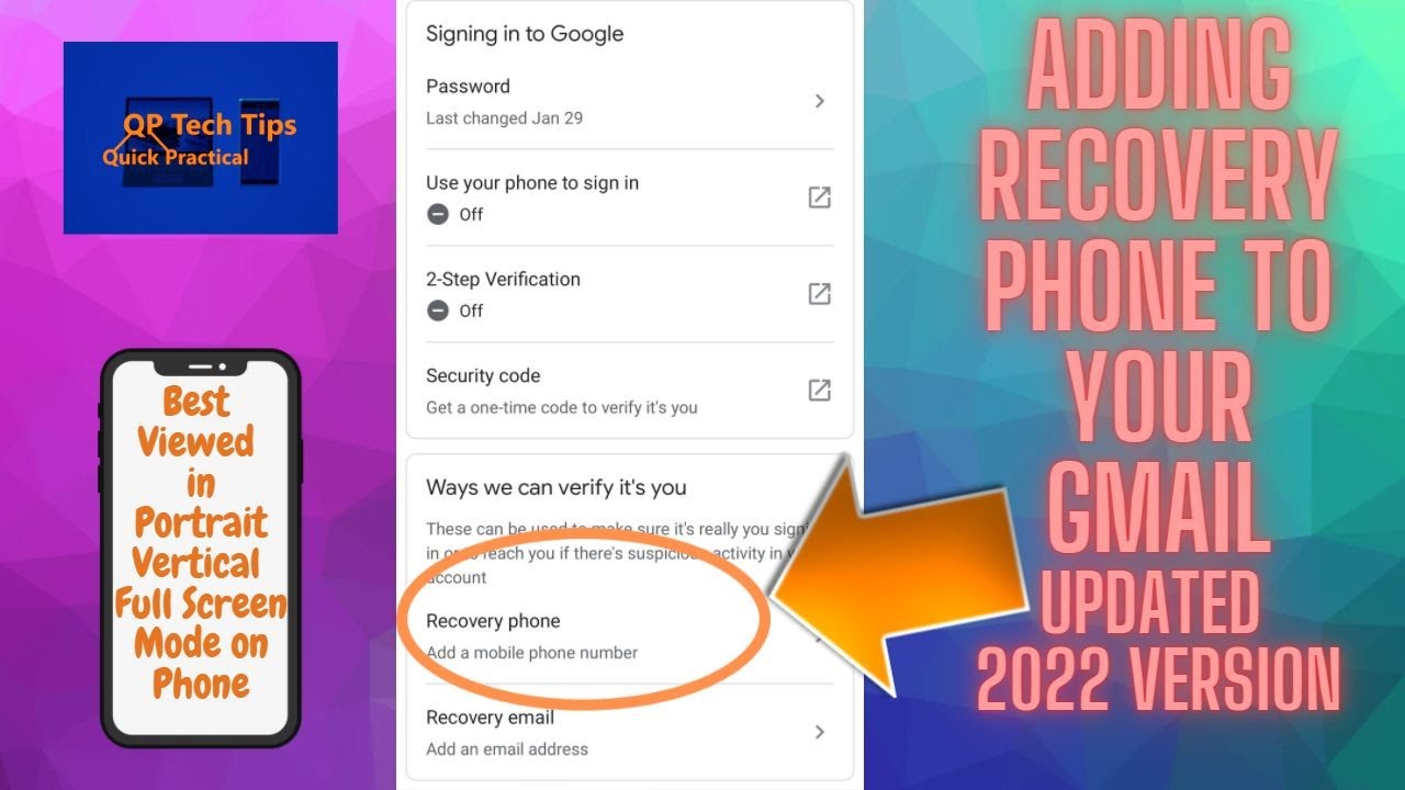 How To Add Recovery Phone Number To Your Gmail Account Updated 2022 how-to-add-recovery-phone-number-to-your-gmail-account-updated-2022