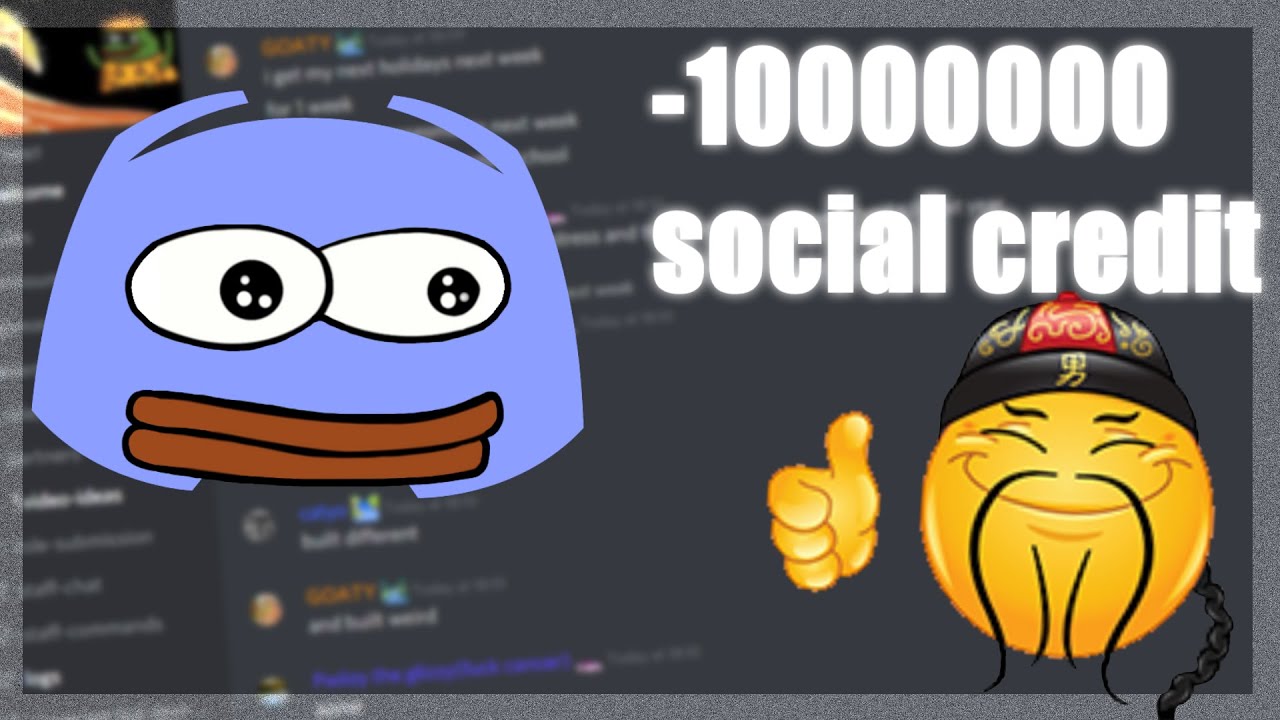 We made people take the FIRST EVER Discord Social Credit Test - YouTube