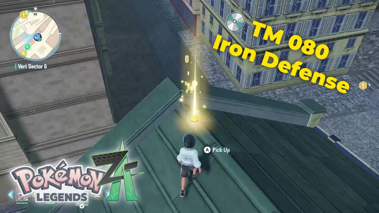 Onde encontrar TM 080 Iron Defense em Pokémon Legends Z A - YouTube