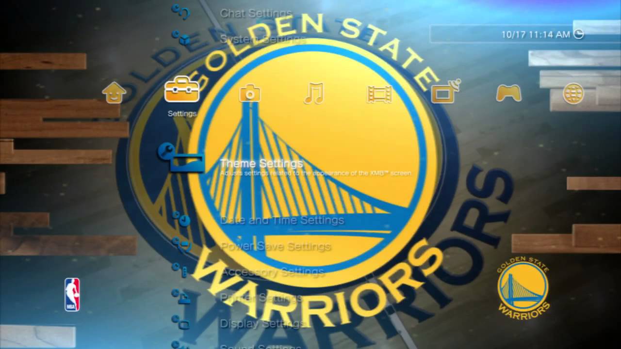 NBA: Warriors Game Time Dynamic Theme - YouTube