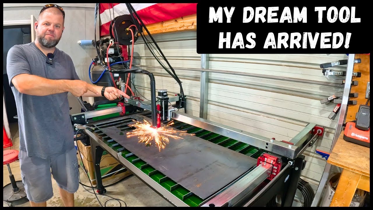CNC Plasma Table Has Arrived! Langmuir Crossfire Pro - YouTube
