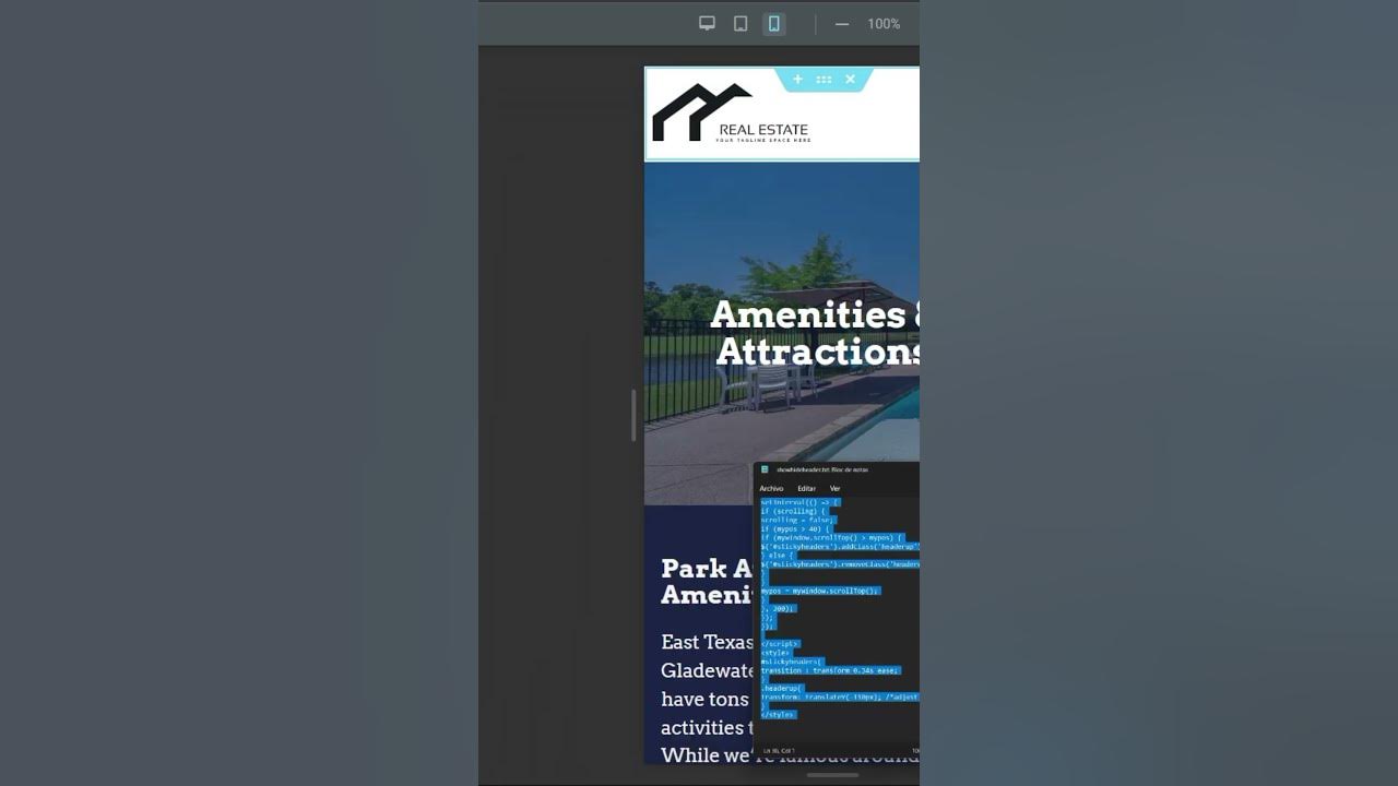 Ocultar Encabezado al Desplazarse Hacia Abajo /show-hide header on scroll in ELEMENTOR PRO - YouTube