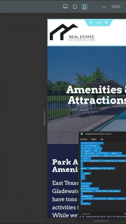 Ocultar Encabezado al Desplazarse Hacia Abajo /show-hide header on scroll in ELEMENTOR PRO - YouTube