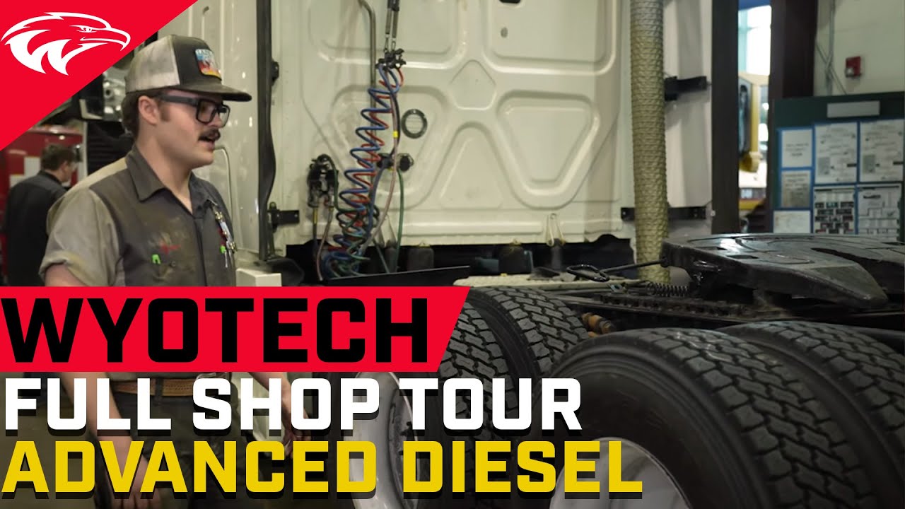 WyoTech Shop Tour: Advanced Diesel - YouTube