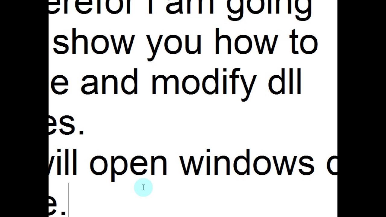 how to modify .dll files. how to see inside a dll files. - YouTube
