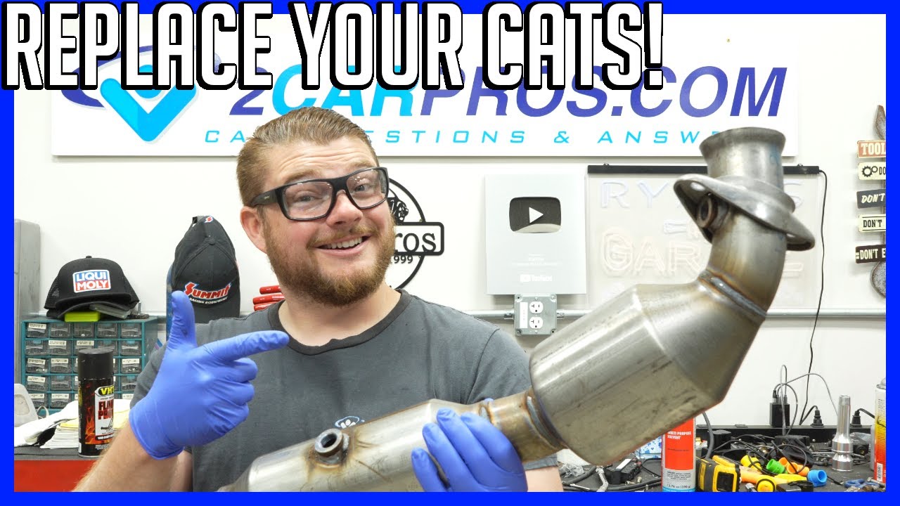 How to Replace Catalytic Converters | EASY! | Code P0420 P0430 - YouTube