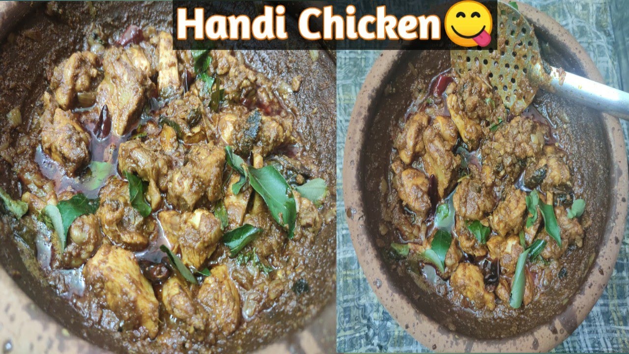 Handi Chicken | Chicken Handi😋 - YouTube