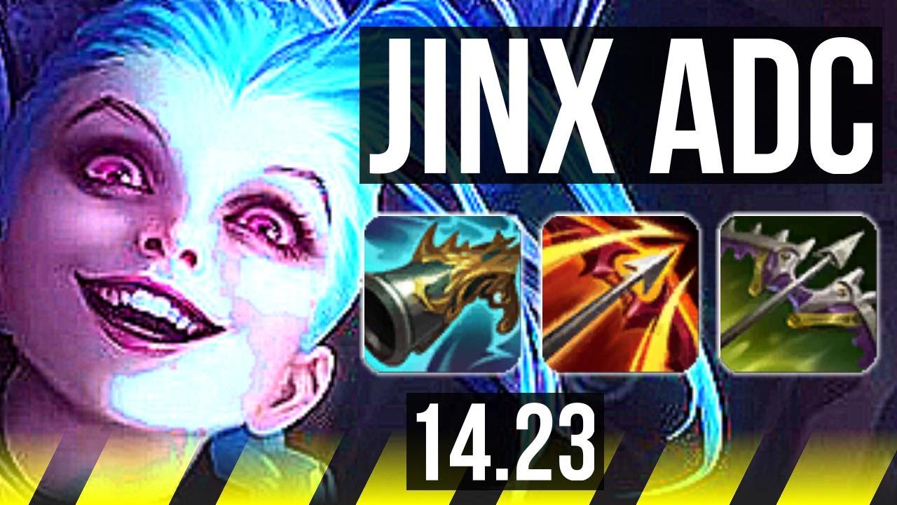 JINX & Poppy vs ASHE & Zilean (ADC) | Legendary | KR Master | 14.23 ...