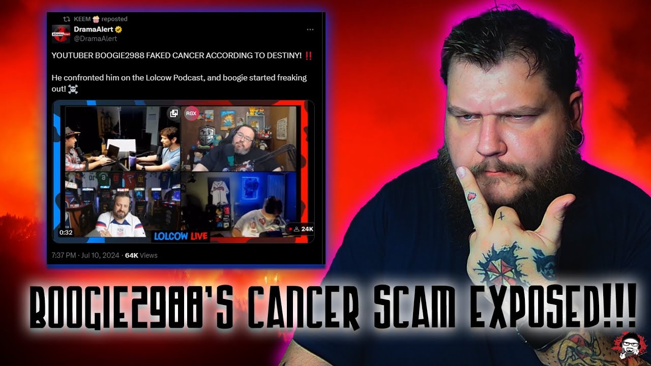 Boogie2988 Cancer Scam Exposed by Destiny - Go Straight Hell You Giant ...