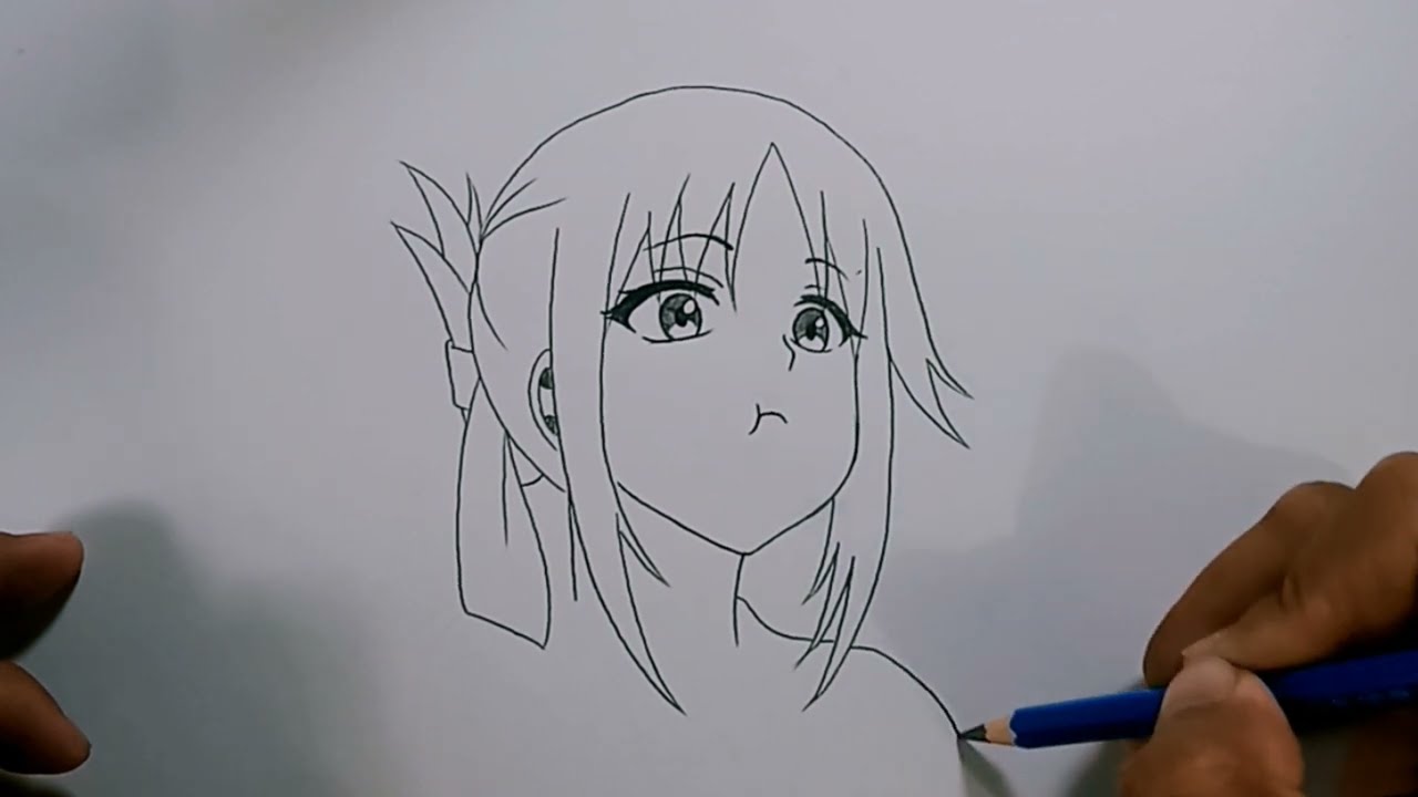 Cara Menggambar Anime yang MUDAH,SIMPEL DAN BAGUS part ll - YouTube