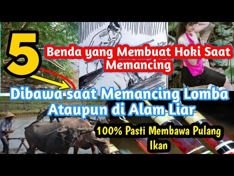 5 Benda yang membuat hoki saat memancing