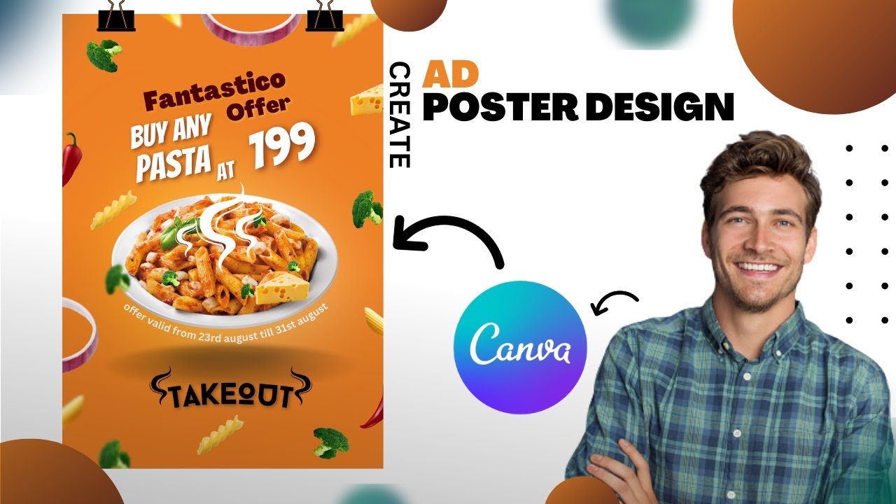 How to create a Attractive Product Design Poster using canva - #CANVA ...