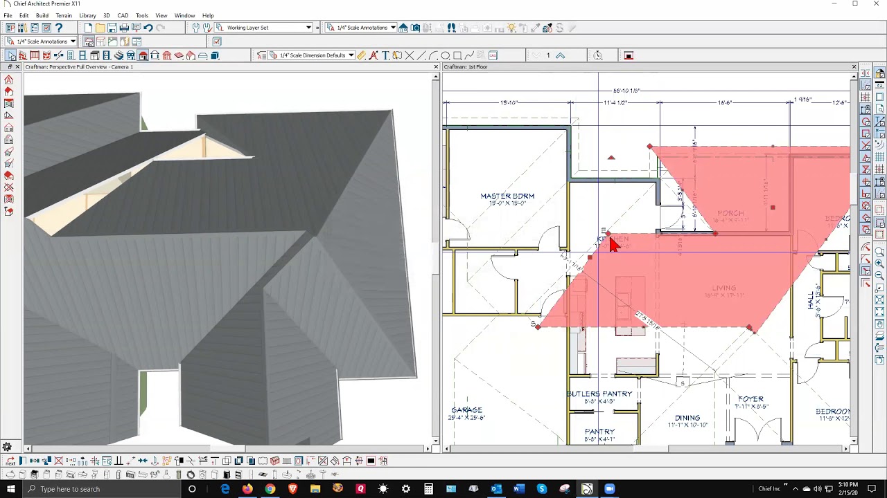 Extremely difficult roof for a Pro2020 new person - YouTube
