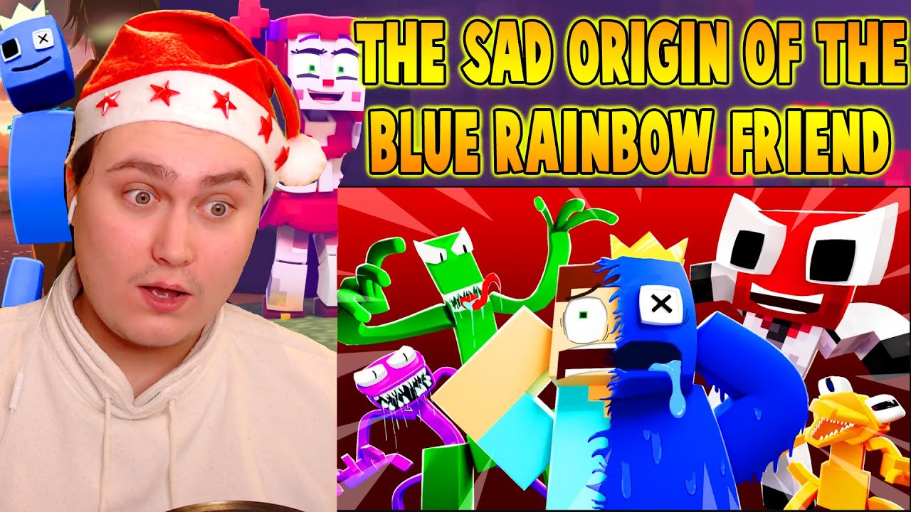 The SAD Origin of the BLUE RAINBOW FRIEND | Reaction - YouTube