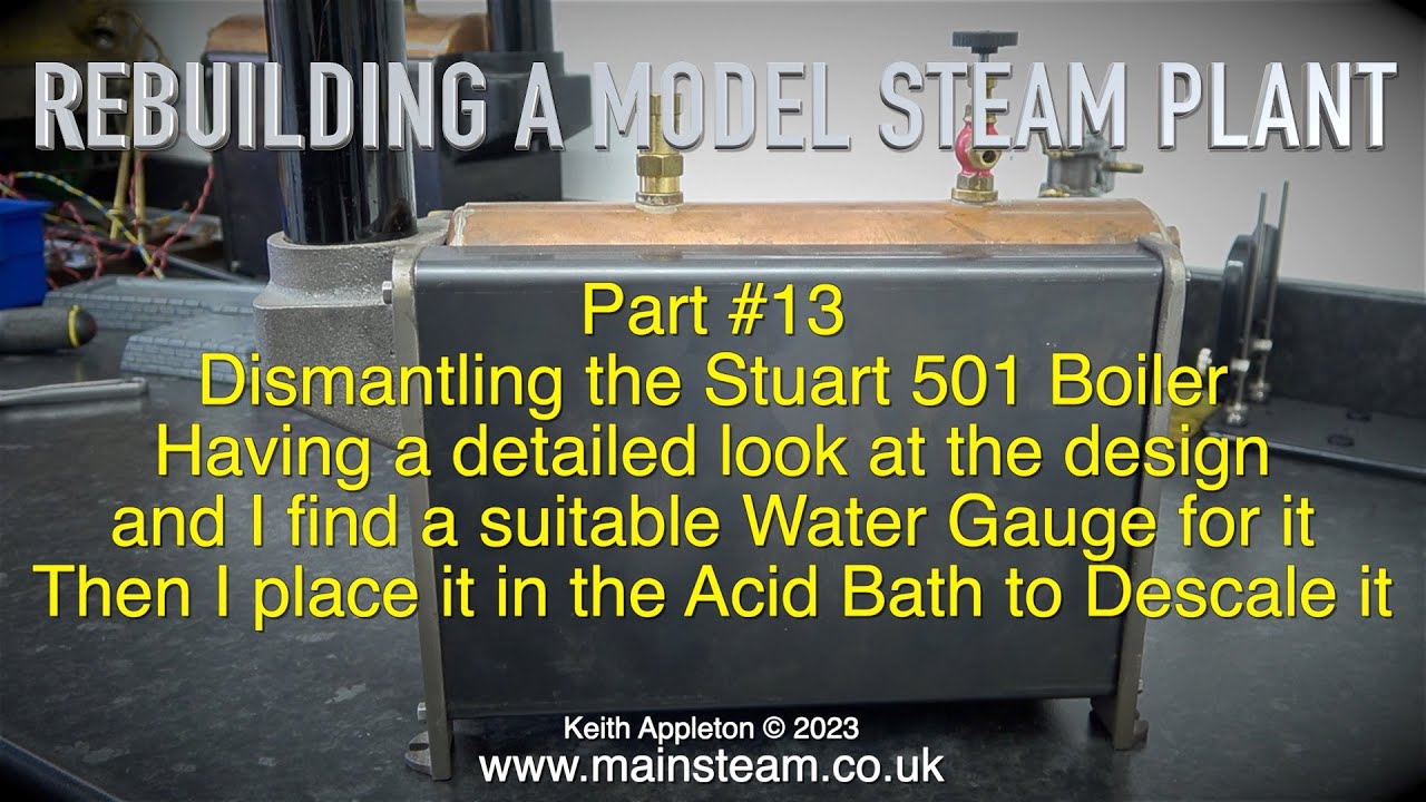 REBUILDING A MODEL STEAM PLANT - PART #13 - YouTube