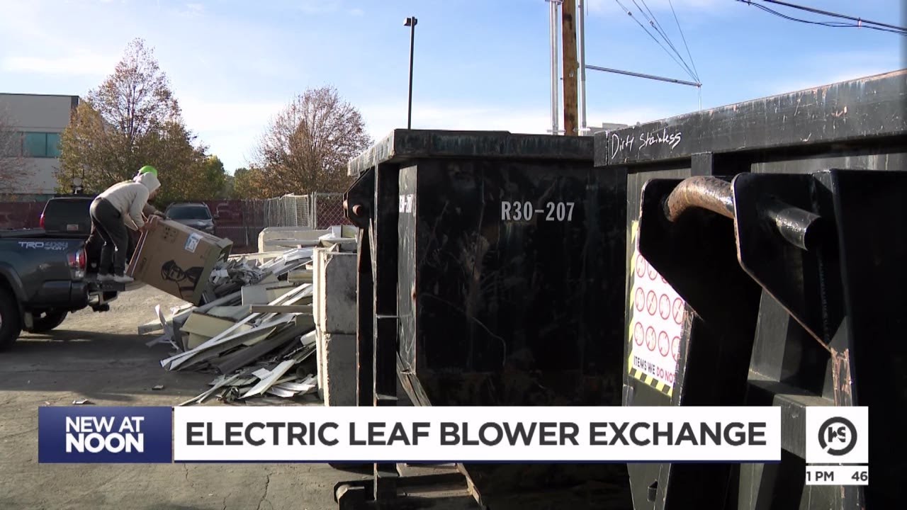 Gas-powered leaf blowers exchange program launched to help clean the ...