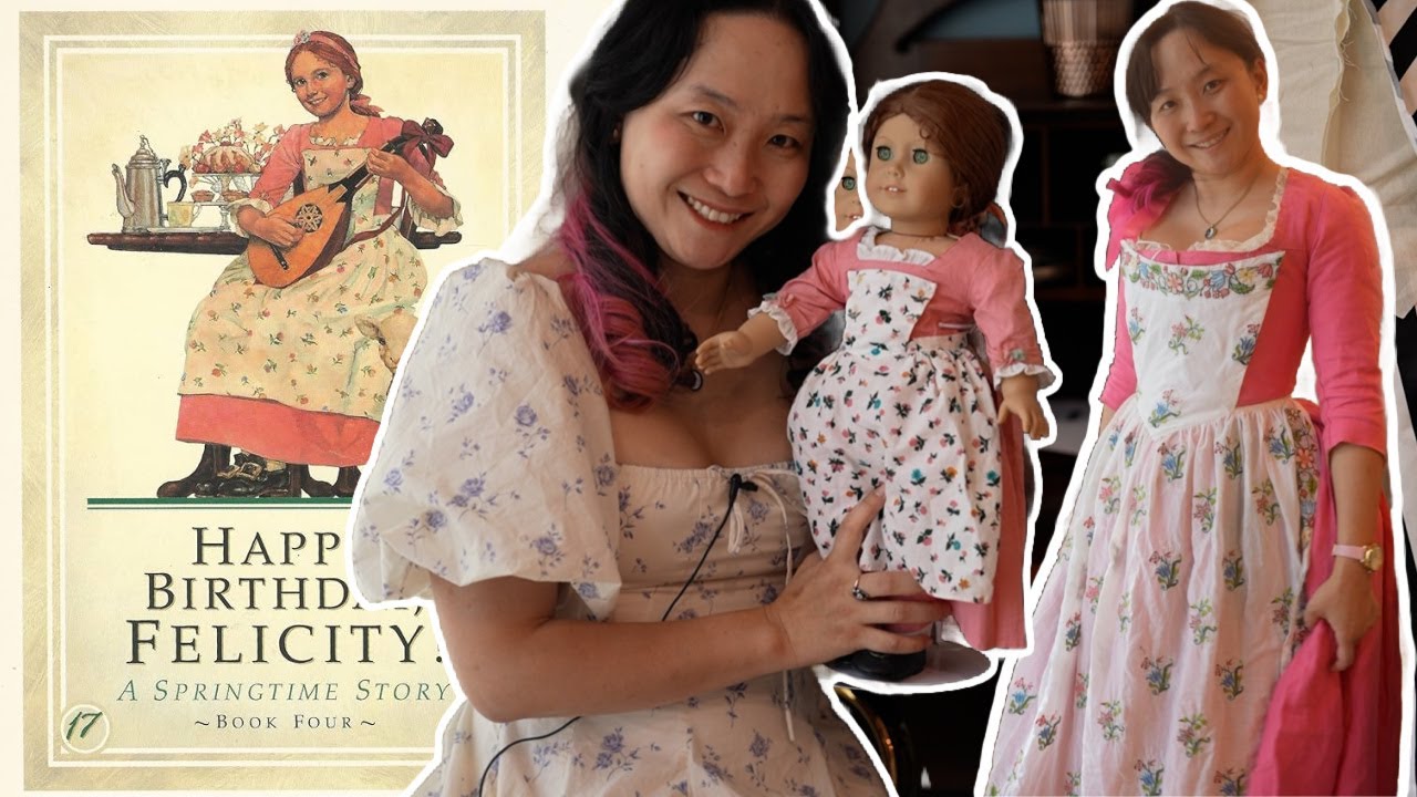 I made Felicity Merriman's Birthday Dress! (An American Girl Sewing ...