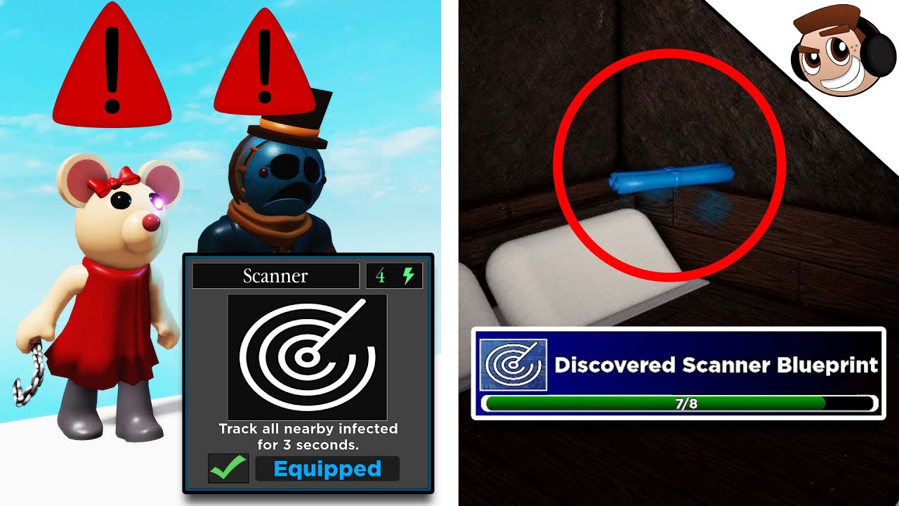 NEW PIGGY ABILITY: Scanner + ALL Mansion Blueprint LOCATIONS - YouTube