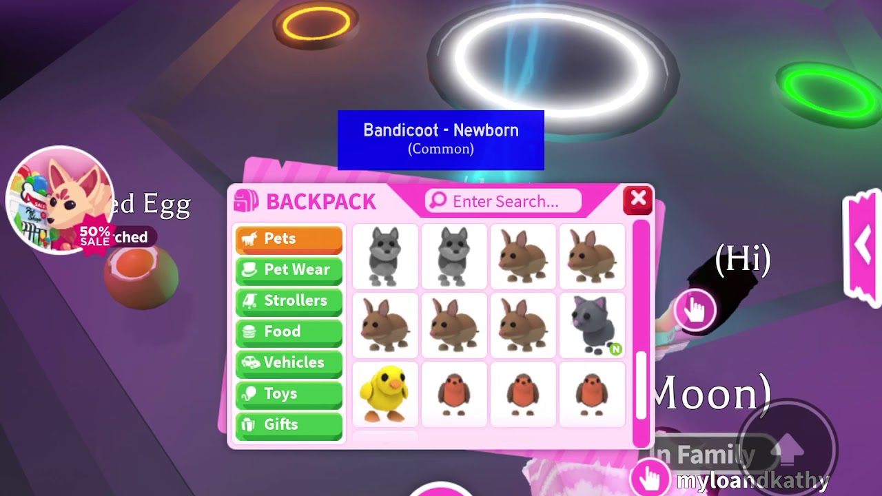 Neon bandicoot (Adopt me) - YouTube