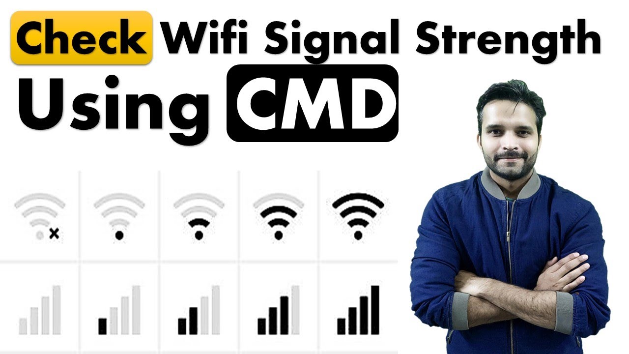 [Hindi] How to check Wi-Fi signal strength using Command Prompt ...