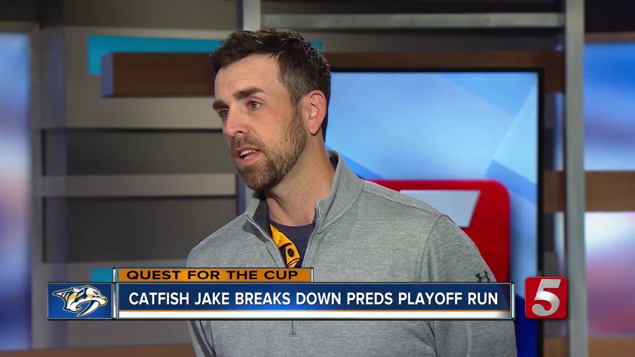 ‘Catfish Jake’ Talks Preds Playoff Run, Pittsburgh Incident - YouTube