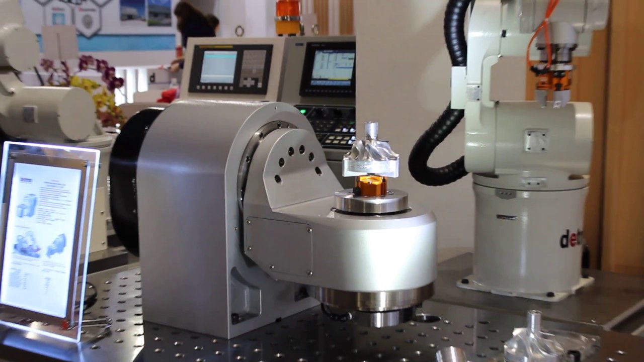 detron NC Rotary Table - detron_2017 TIMTOS 3 - YouTube