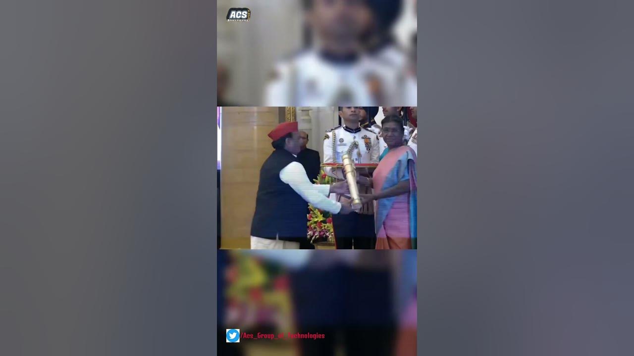 Mulayam Singh Yadav Padma Vibhushan Award Akhilesh Yadav श्रद्धेय
