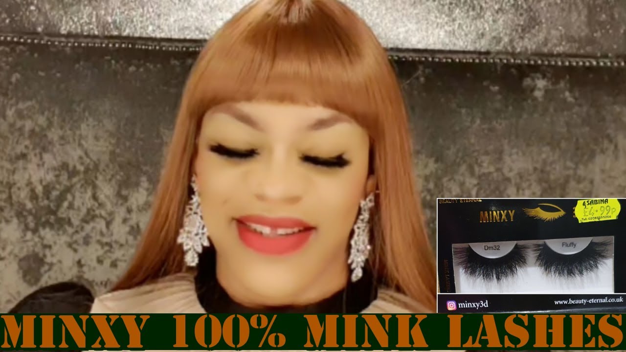 New Minxy 100% Mink Lashes Only £4.99|| @lavishv6648 Review all you ...