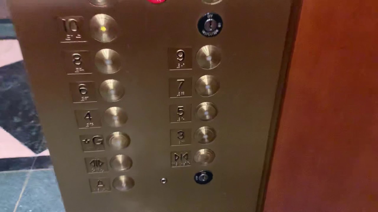 Low Rise Dover traction elevators @ One Bausch & Lomb Place Rochester ...