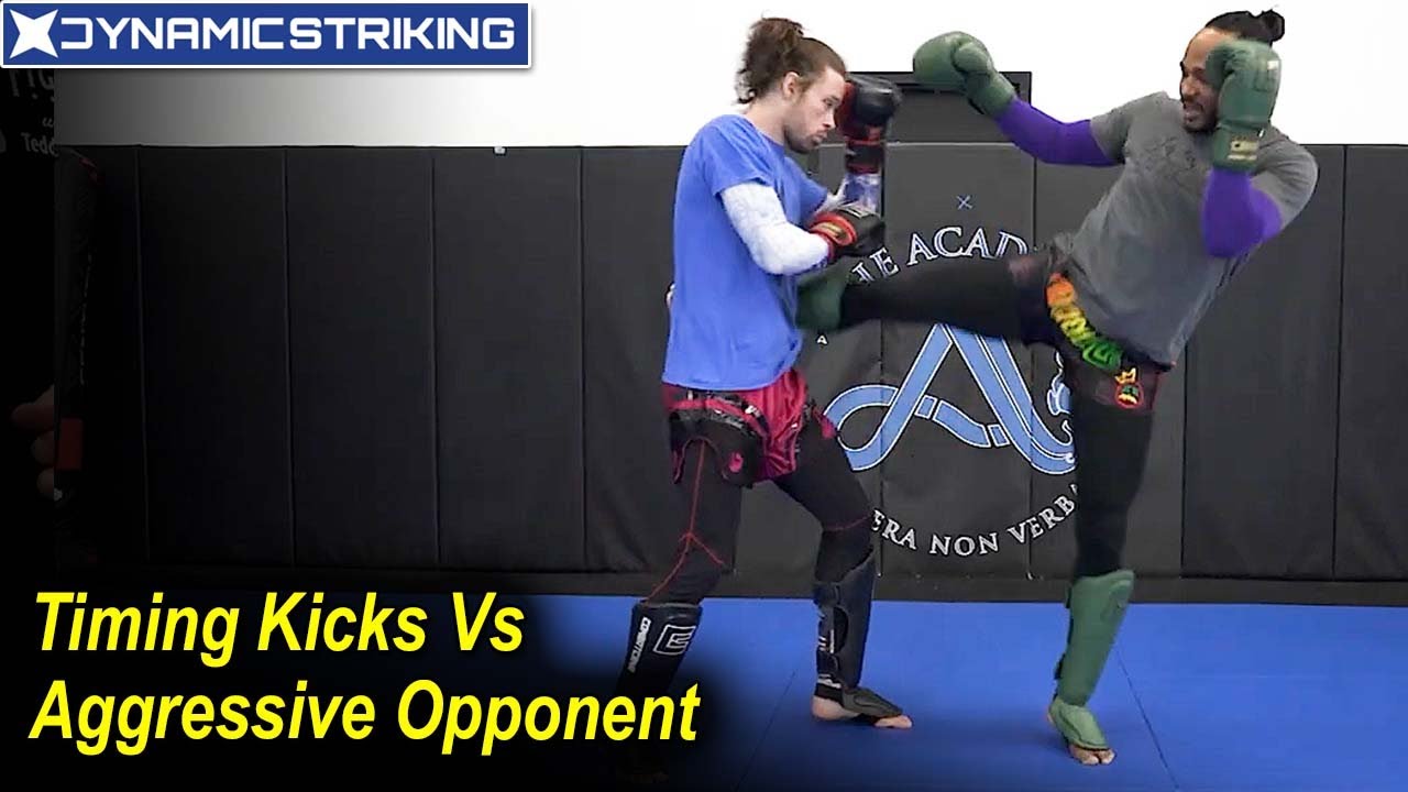 Timing Kicks Vs Aggressive Opponent by Troy Jones - YouTube