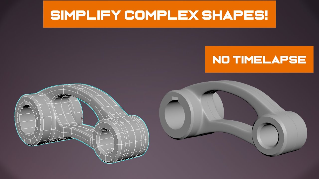 HardSurface Tricks: Simplify Cad Shapes in Minutes! #3ds #tips #tricks ...