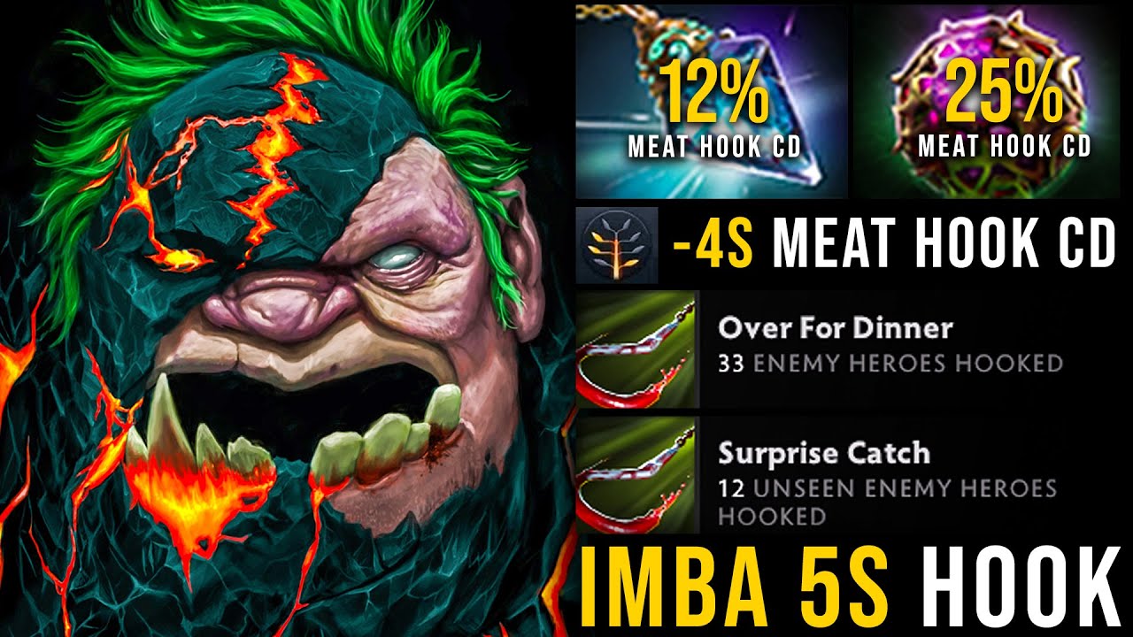 🔥 Octarine Core + Spell Prism + Talent Tree = 5S Meat Hook CD 🔥| Pudge ...