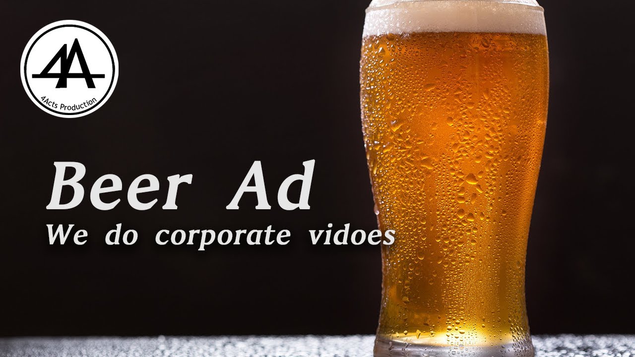 Beer Ad Show Case | 4Acts production (Stock footage) - YouTube