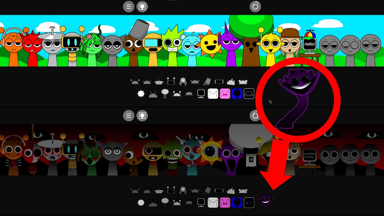 Sprunki ALL CHARACTERS TOGETHER | Incredibox Sprunki - YouTube