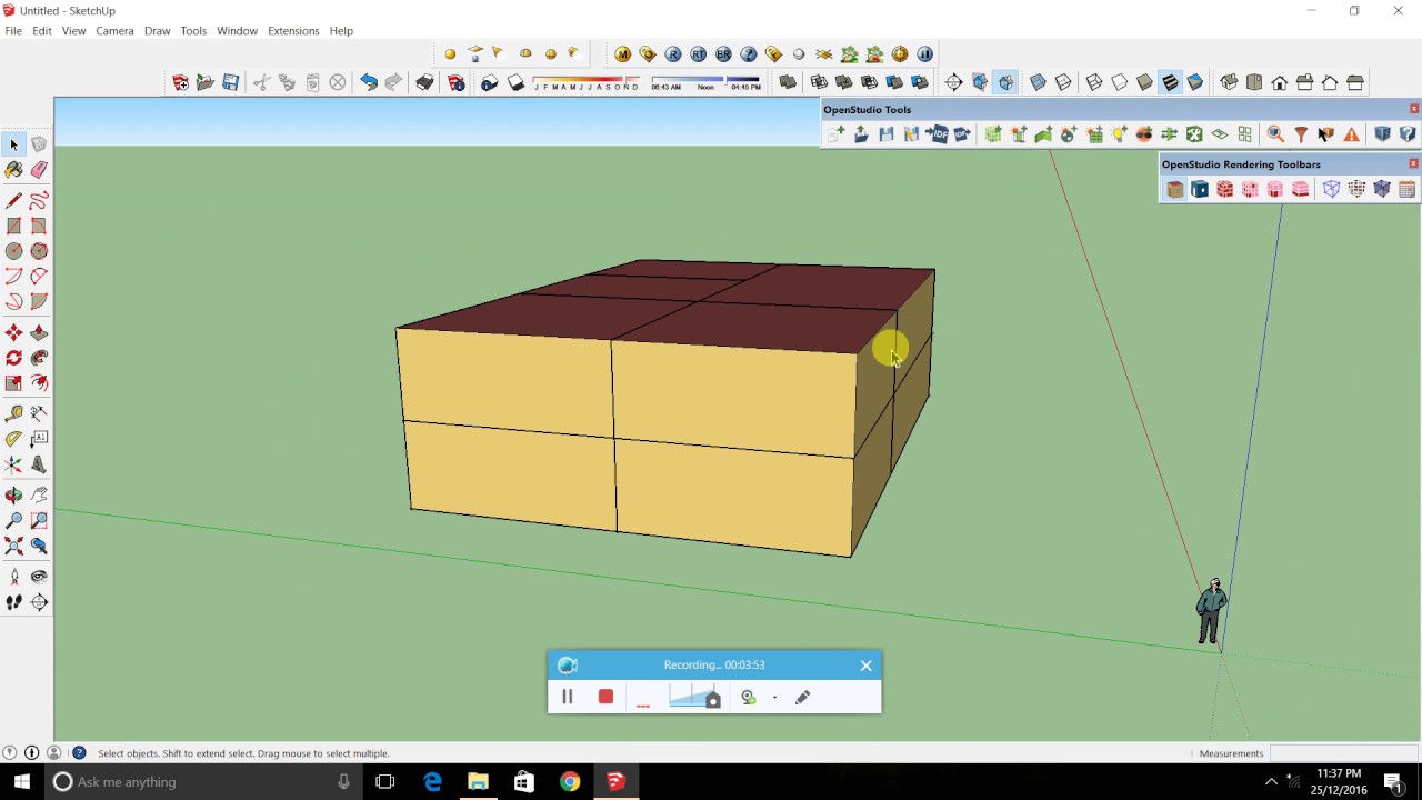 Energy Plus ;Tutorial 2 Model Making 1 - YouTube