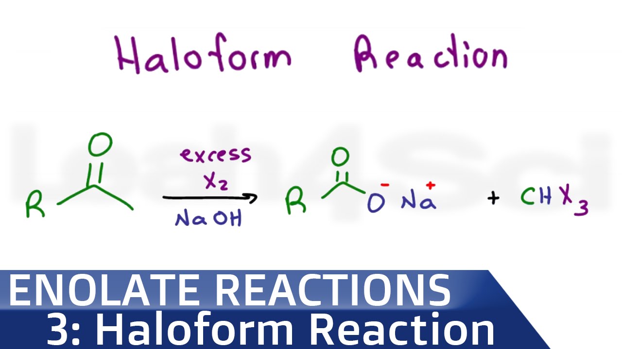 Haloform Reaction Mechanism and Iodoform Test - YouTube