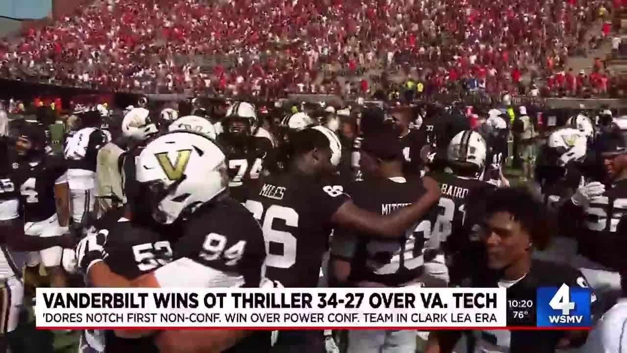 Vanderbilt wins OT thriller over Virginia Tech - YouTube