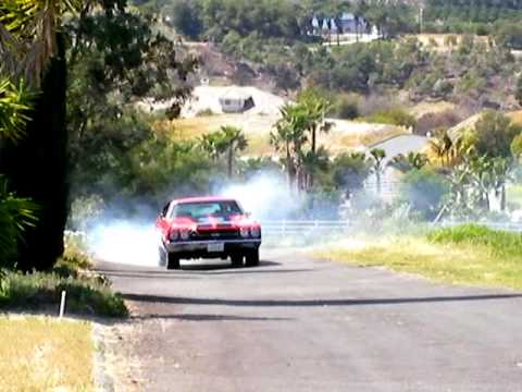 1970 ss chevelle 454 burnout - YouTube