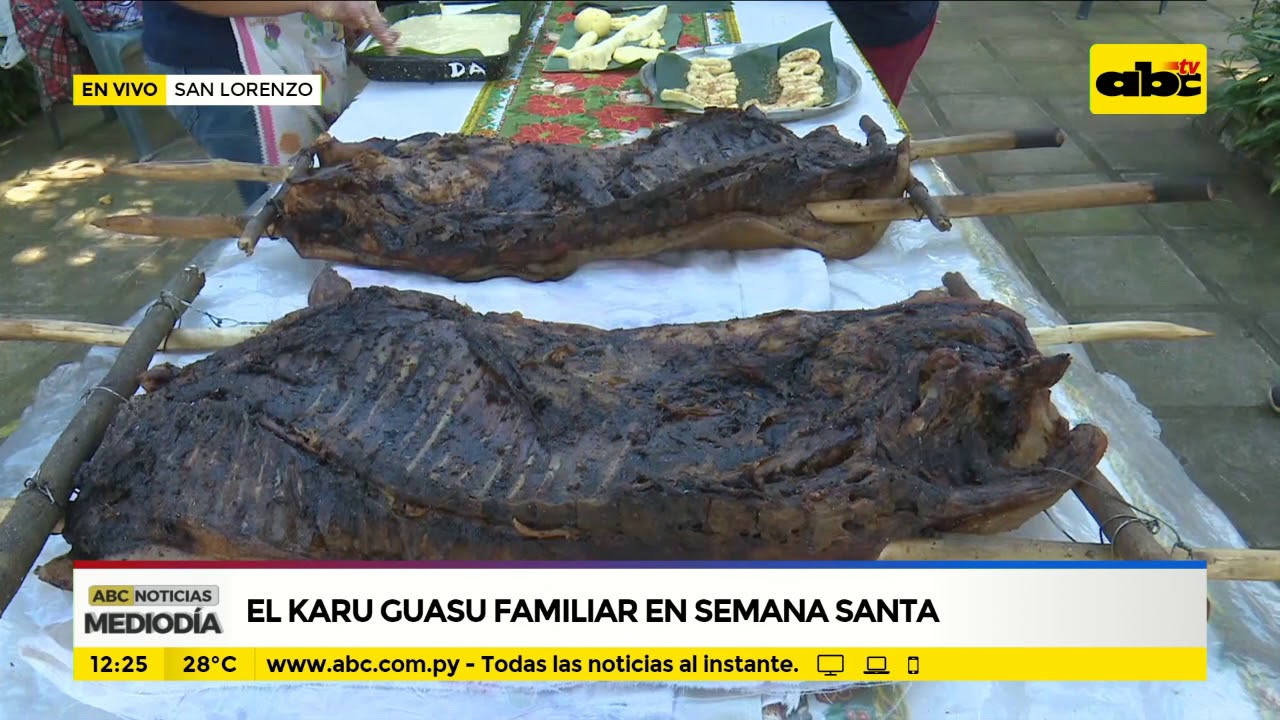 Karú guasú familiar en Semana Santa - YouTube