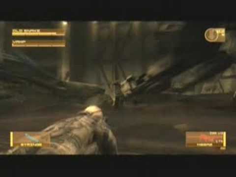 079 Metal Gear Solid 4 Snake Vs Vamp Walkthrough Supply Tun - YouTube