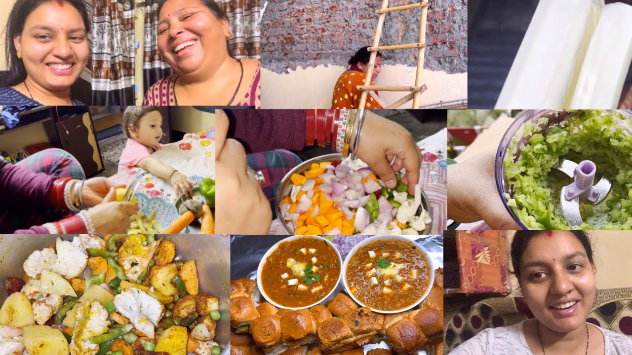 video ke liye aj Humne banyi khud pav bhaji ll Pav Bhaji Recipe ll ...