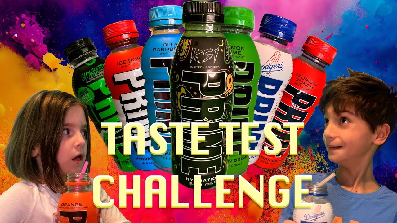 12 PRIME Flavors! Why is this Ultimate Prime Taste Test Challenge so ...