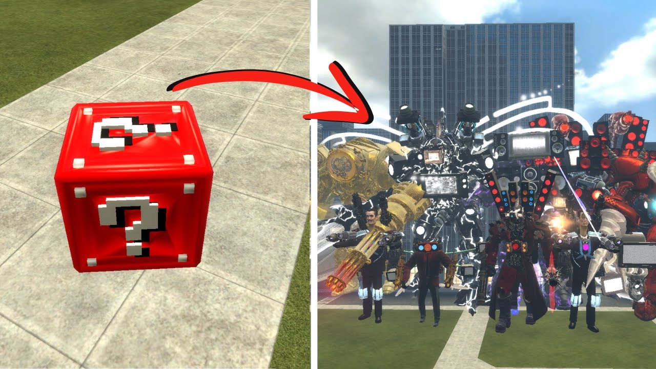 LUCKY BLOCK Skibidi toilet Multiverse in Garry's mod - YouTube