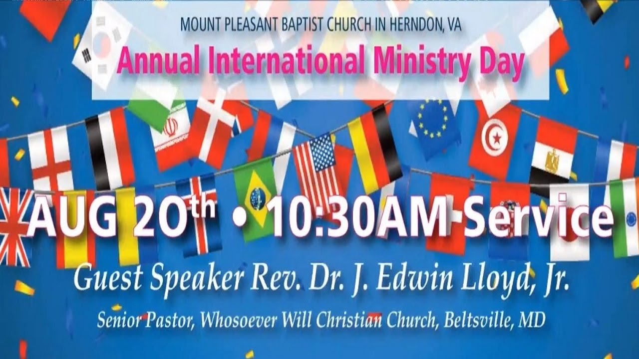Sunday Morning Worship Service - Annual International Ministry Day 2023 ...