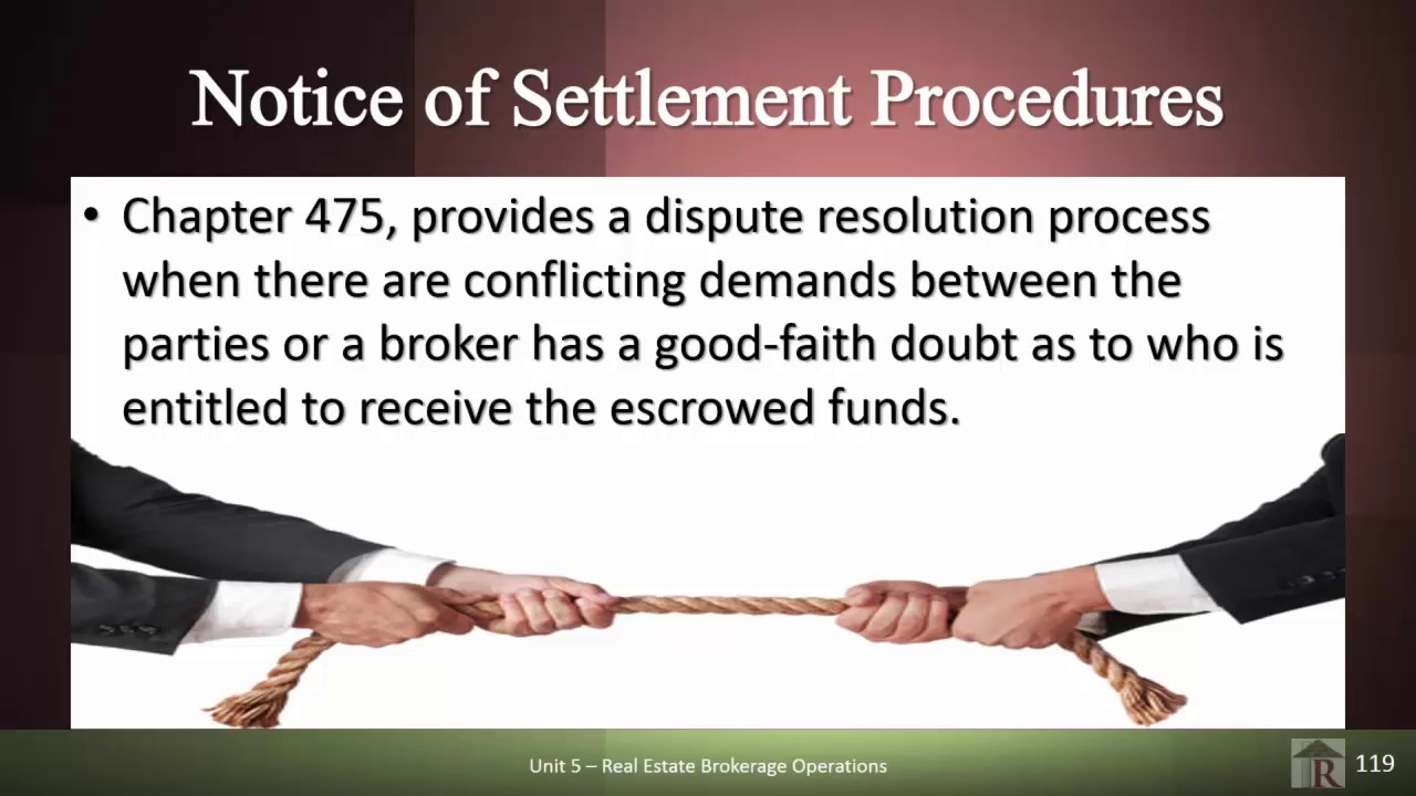 Rowlett Real Estate School - Rules Regarding Settlement Procedures - Florida Real Estate - YouTube